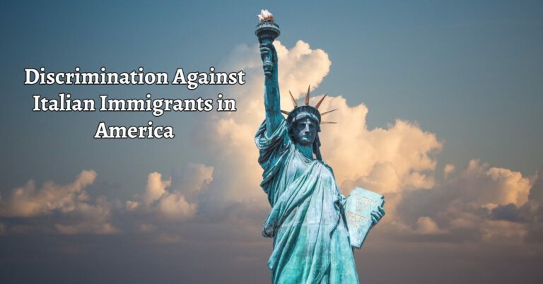 Discrimination Against Italian Immigrants - Italian-American Culture ...